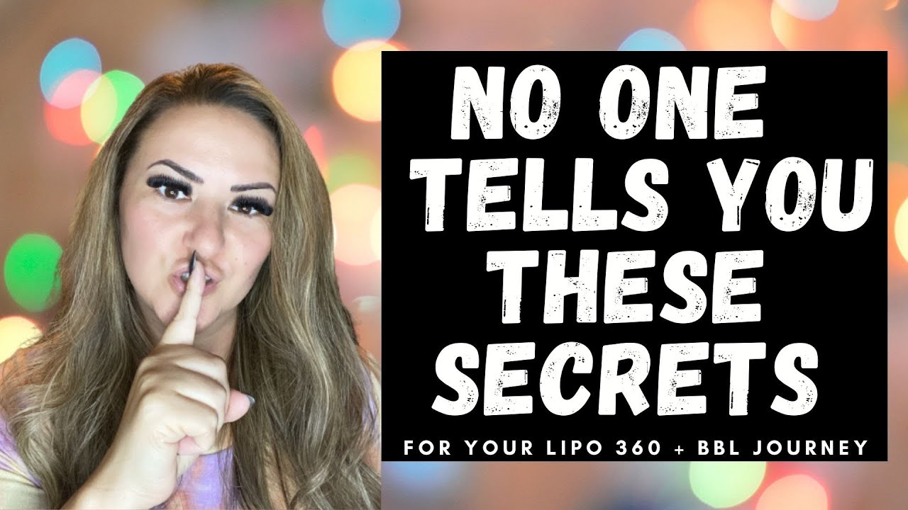 5 Tips for BBL Recovery || Lipo 360 BBL Recovery Hacks || Secret Tips ...