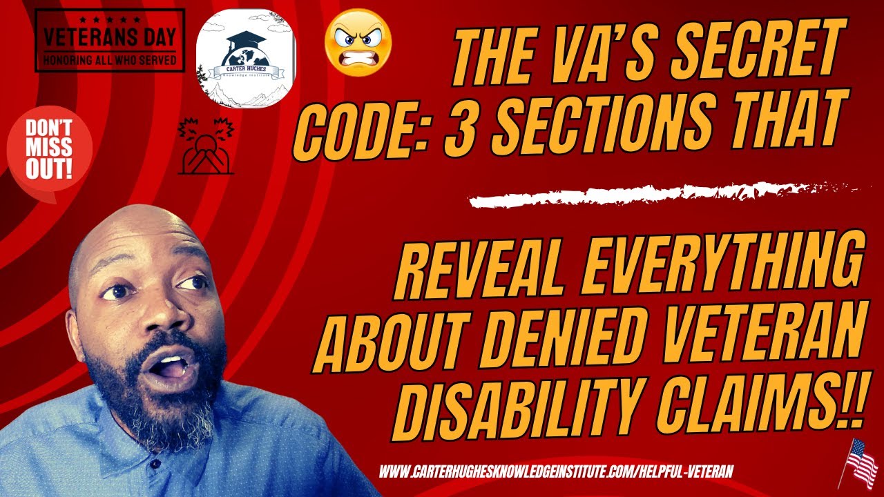 VA's Secret Code: The 3 Sections That Reveal Everything About a Denied ...