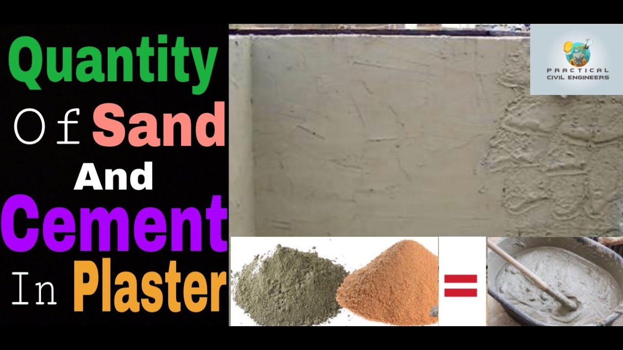 How to calculate the volume of mortar/plaster and quantity of ...
