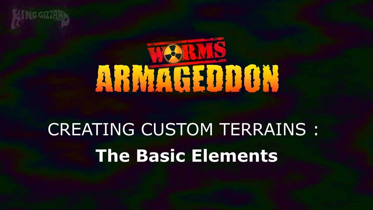 Worms Armageddon - Custom Terrain Basic Elements - YouTube