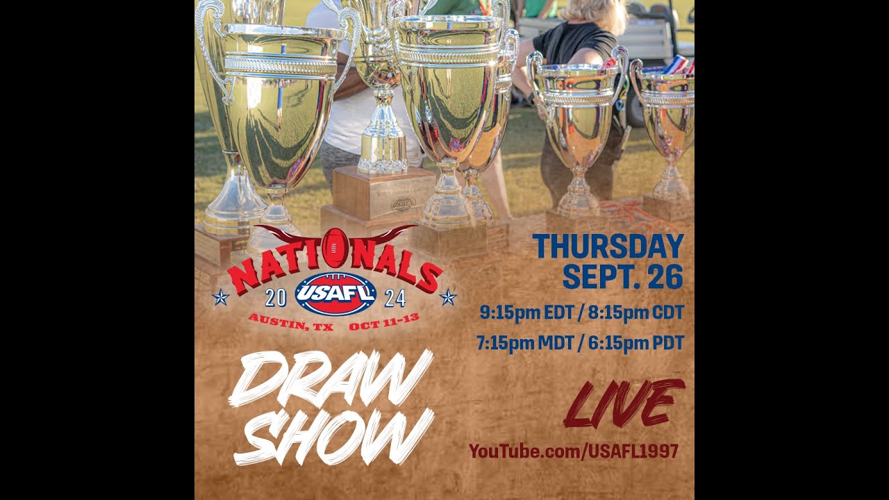 2024 USAFL Nationals Draw Show - YouTube