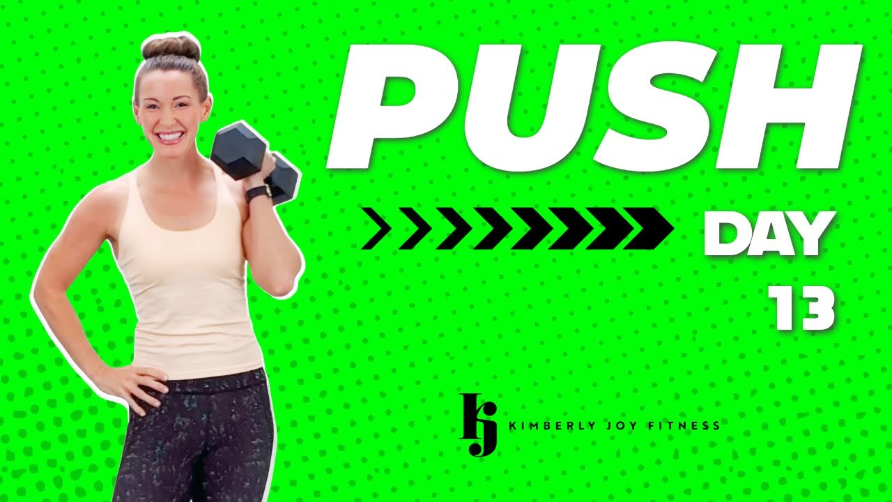 PUSH | Lower Body Strong HIIT - 40 Minute | Day #13 - YouTube