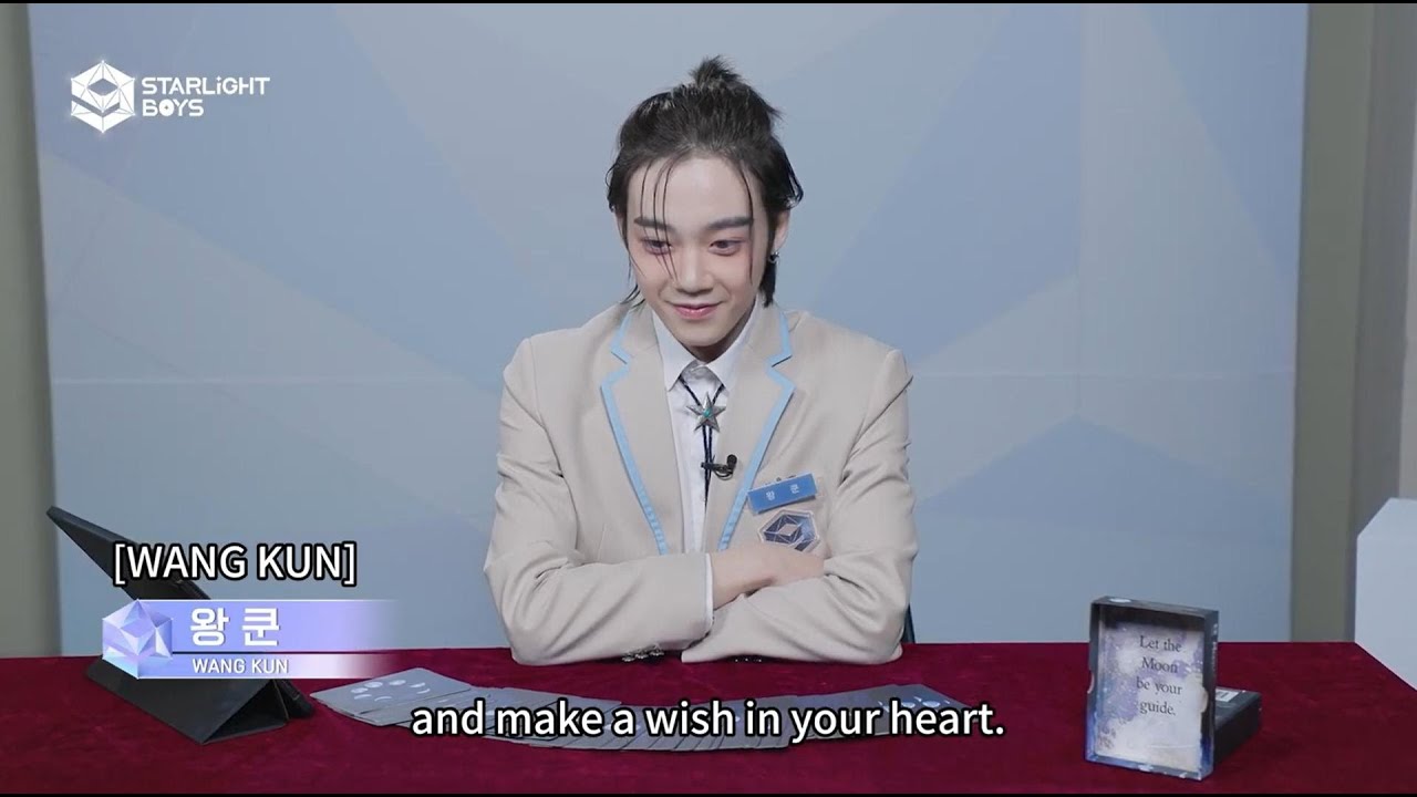 [ Lucky KIRA ] Let‘s reveal the fortune of Starlight Boy WANG KUN together ! | Starlight Boys ...