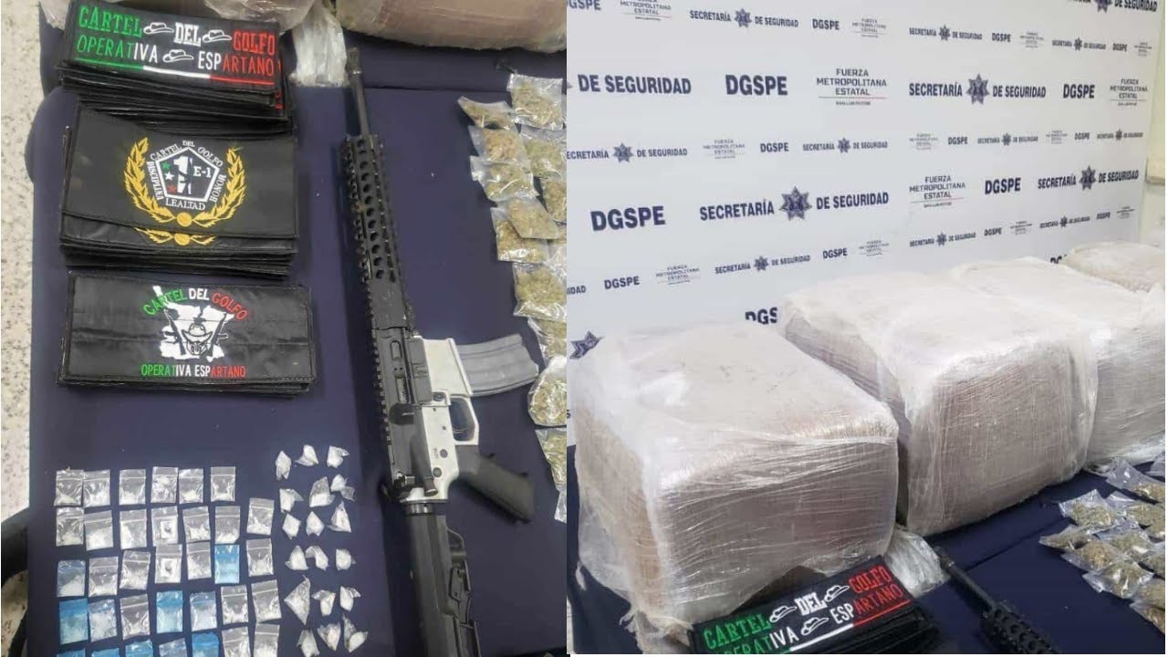 Decomiso al CDG “Operativa Espartano” en San Luis Potosí - YouTube