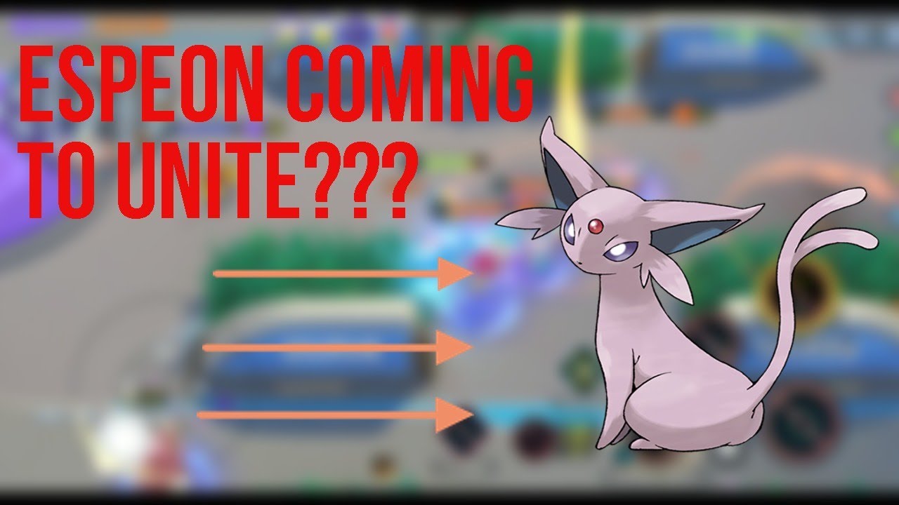 Pokemon Unite Espeon Moveset - YouTube