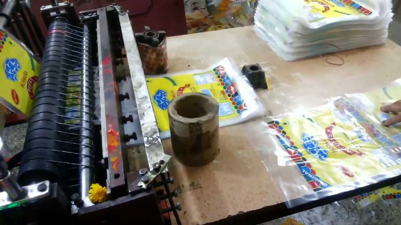 OLD PLASTIC BAG MAKING MACHINE SERVO DRIVE RETRO CONVERSION - YouTube