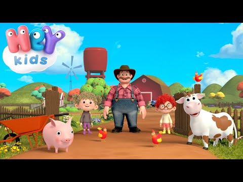Op De Boerderij 🚜 Boerderijdieren 🐓 Peuterliedjes Nederlands | HeyKids - Kinderfilmpjes