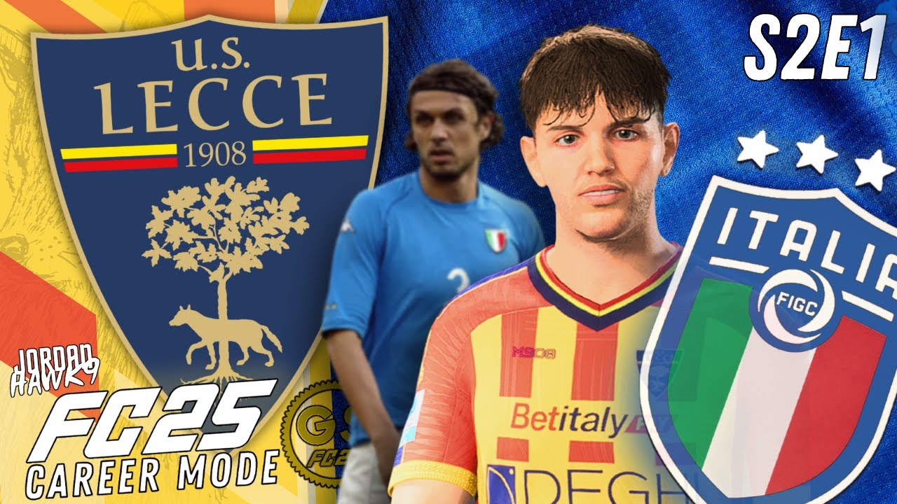 ITALY'S NEXT GENERATION | FC 25 US Lecce Career Mode S2E1 - YouTube