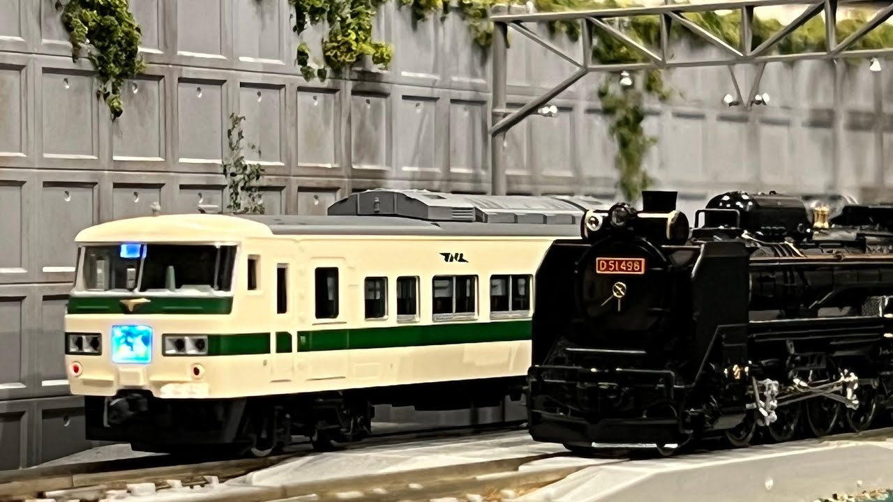 【Nゲージ】DF200ppたまねぎ列車、E351系、ユニオンパシフィックサザンパシフィック、D51-498牽引12系、185系リレー号などなど - YouTube