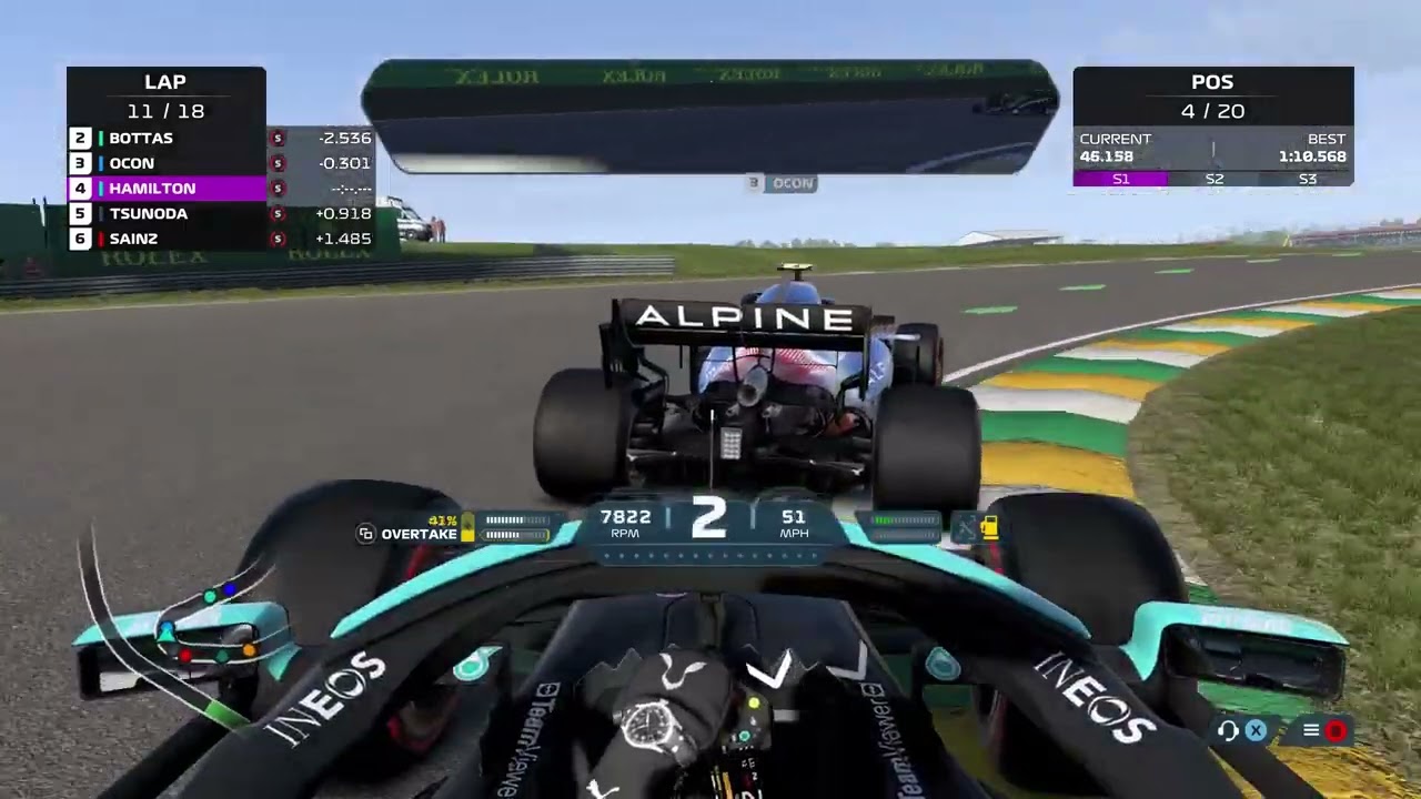 F1 2021 Multiple Dive Bombs Being Aggressive - YouTube