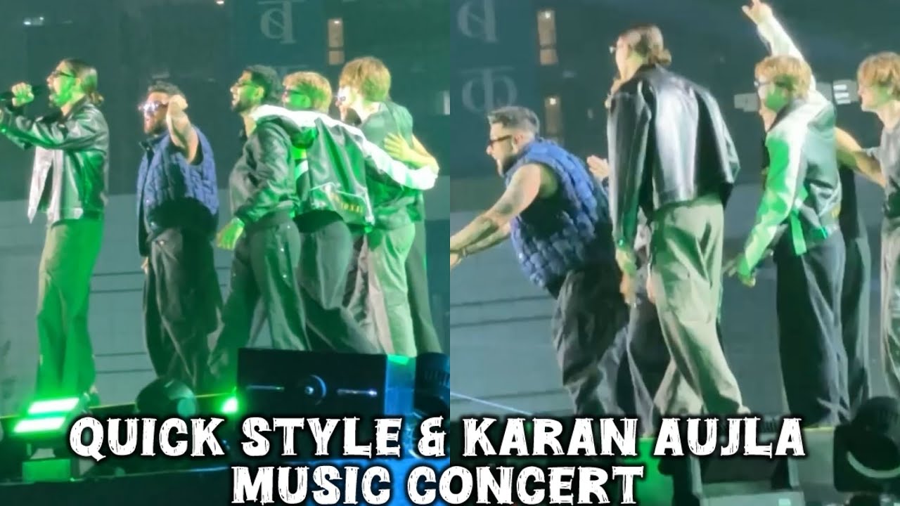 International Quick Style Dance Group Rocked on Stage with Karan Aujla ...