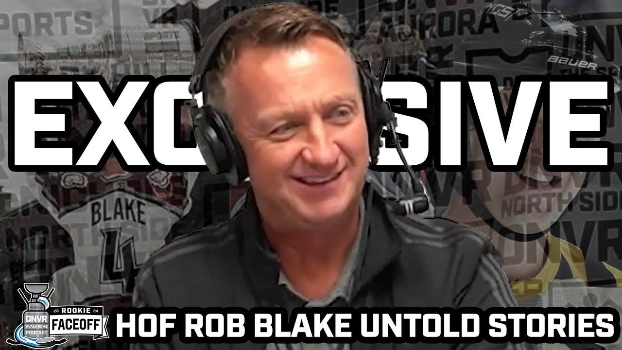 Hall-of-Famer & Former Avalanche Rob Blake tells Untold NHL Stories ...