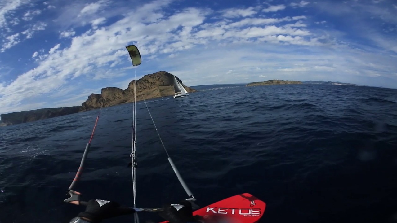 Le phare de Cassidaigne en kitefoil au départ de La Ciotat - YouTube