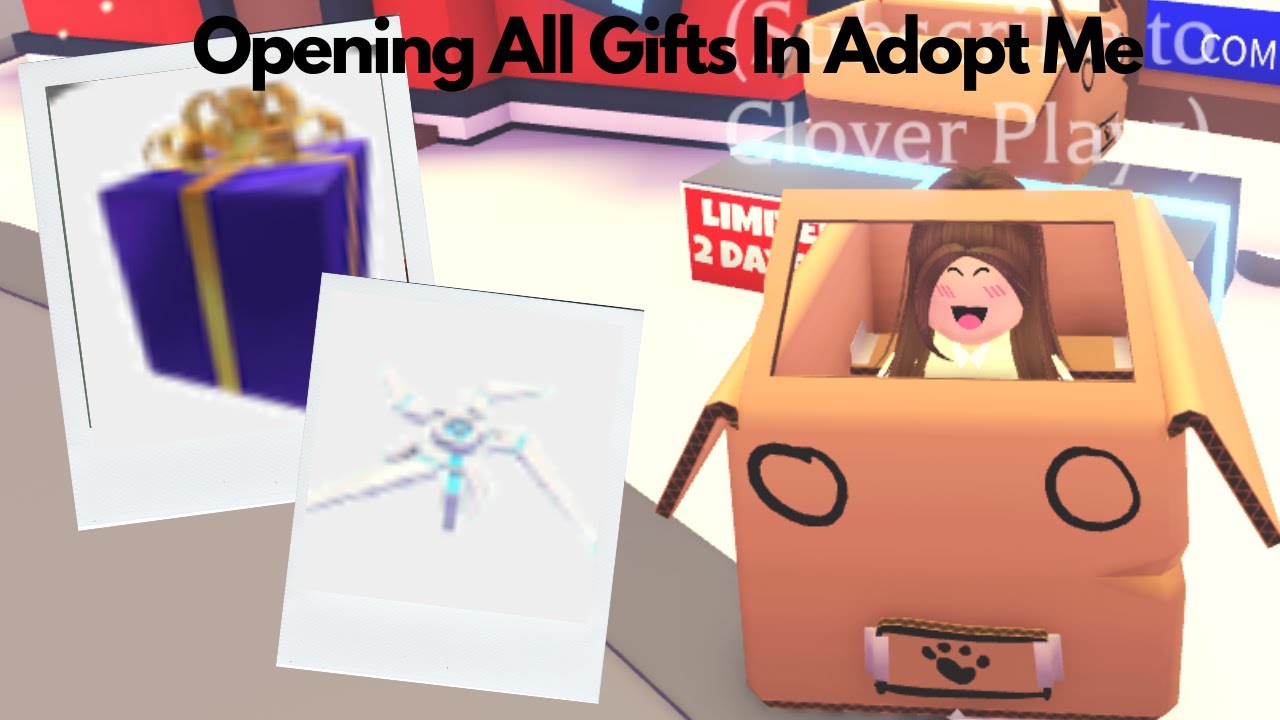 Opening All Gifts In Adopt Me! - YouTube
