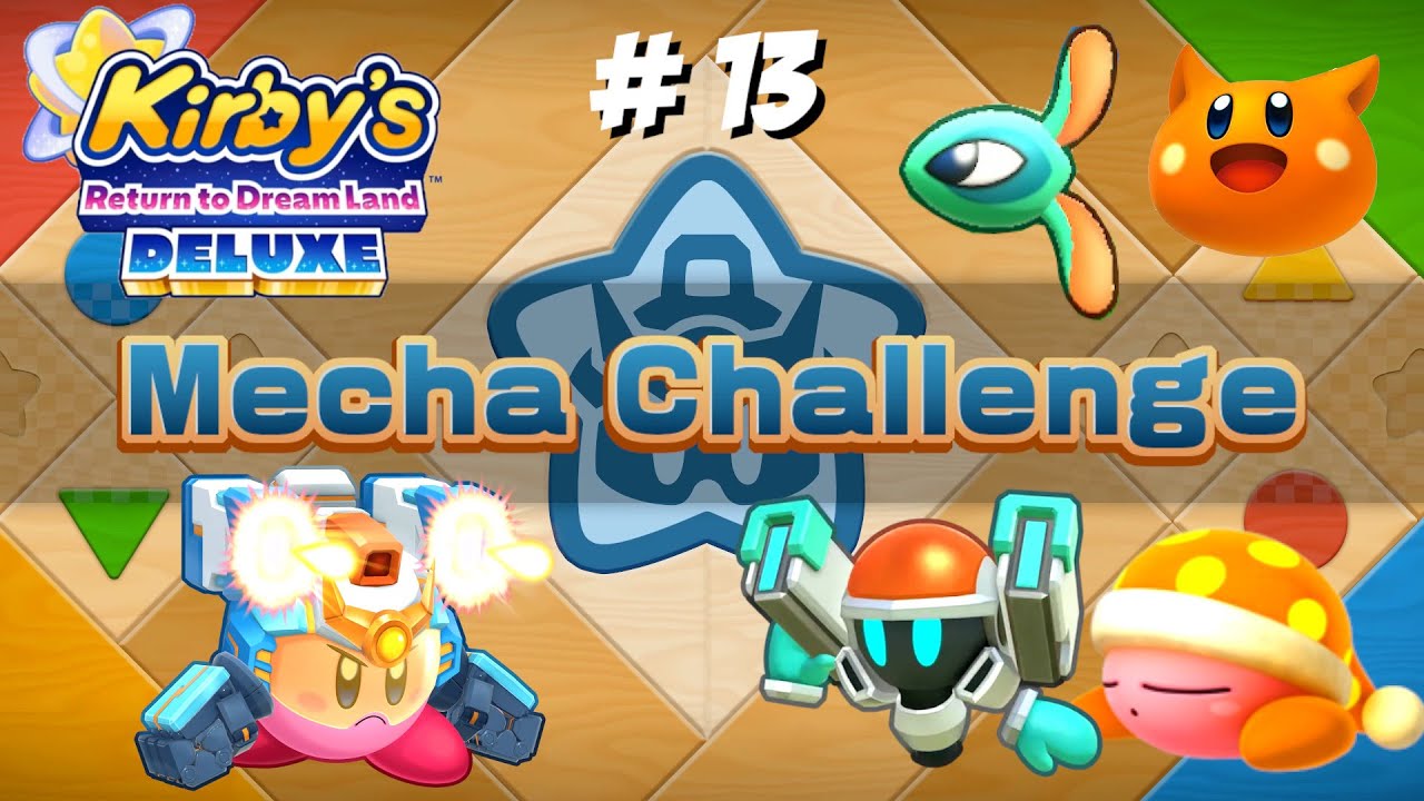 Kirby's Return to Dream Land Deluxe Full 100% Walkthrough 13 Mecha ...