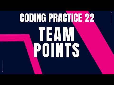 Team Points | coding practice 22 | Python coding tips tricks |Nxtwave ccbp 4.0 telugu | python ...