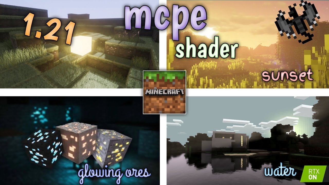 Best Shaders For Minecraft PE 1.21+ | Render Dragon Shaders For Mcpe ...