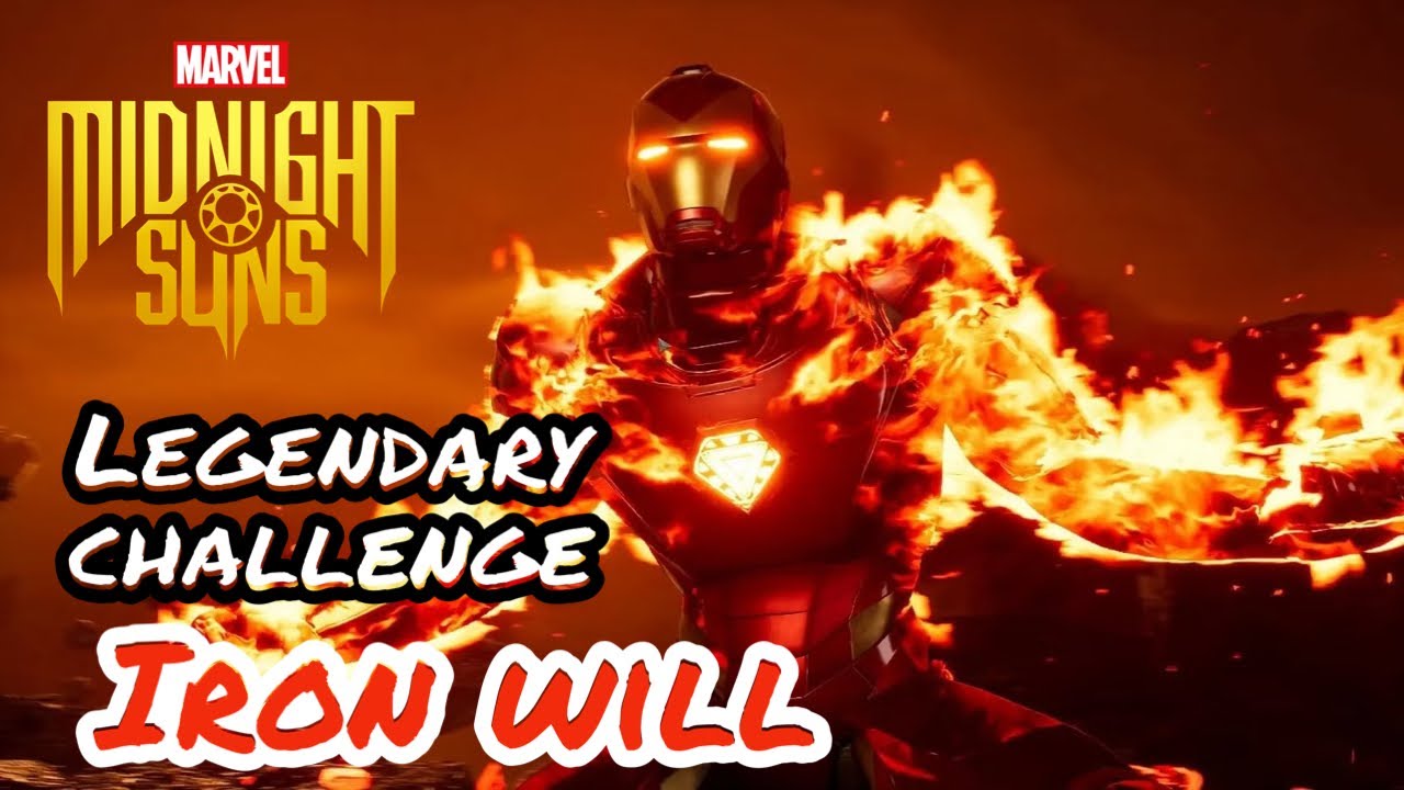 Midnight Suns-iron man legendary challenge iron will - YouTube