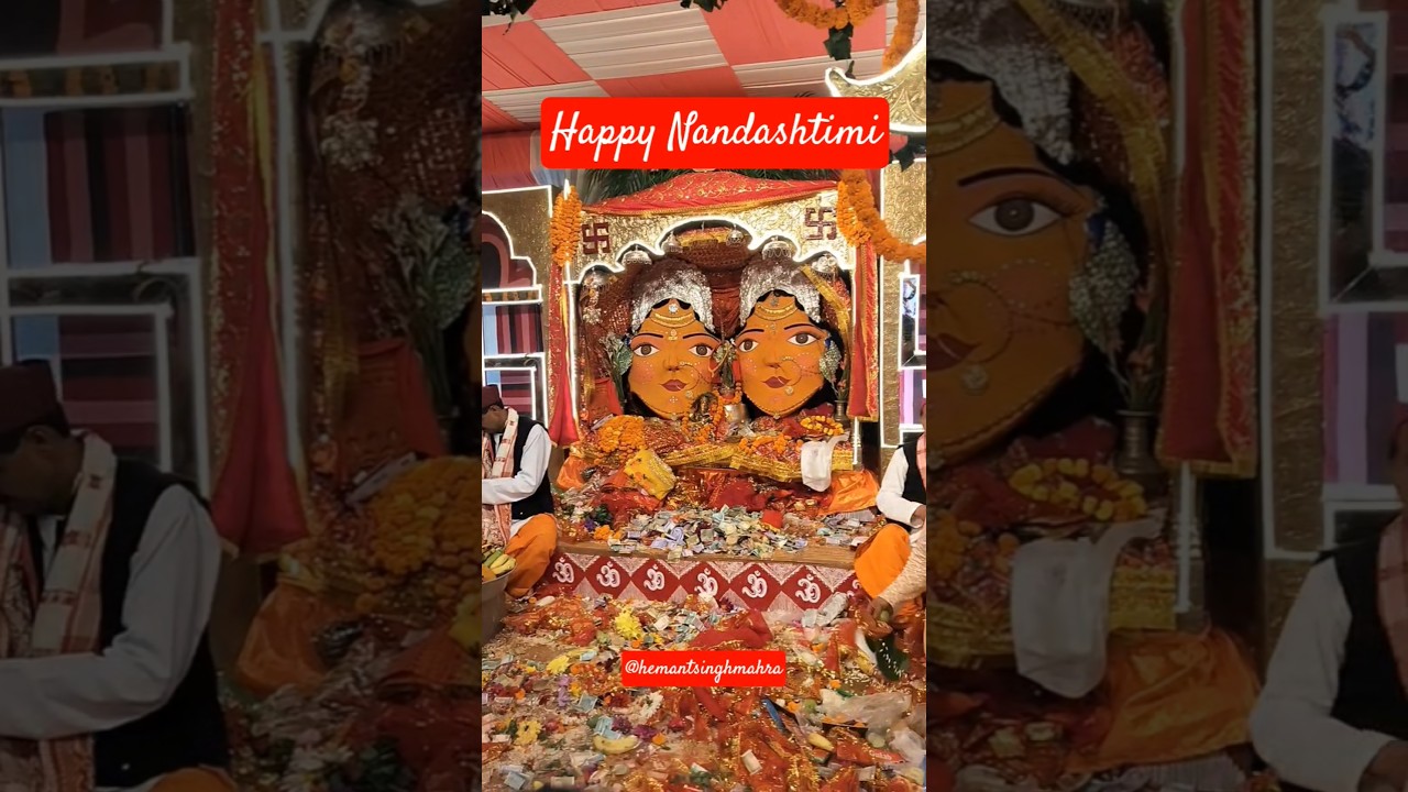 Nanda-Sunanda #nandashtimi #happynandastimi #nainital #naindatemple ...