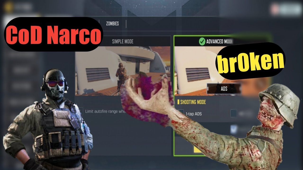 SECRET SETTING & LAYOUT CoD Narco br0ken + GYROSCOPE #CODM #CODMobile # ...