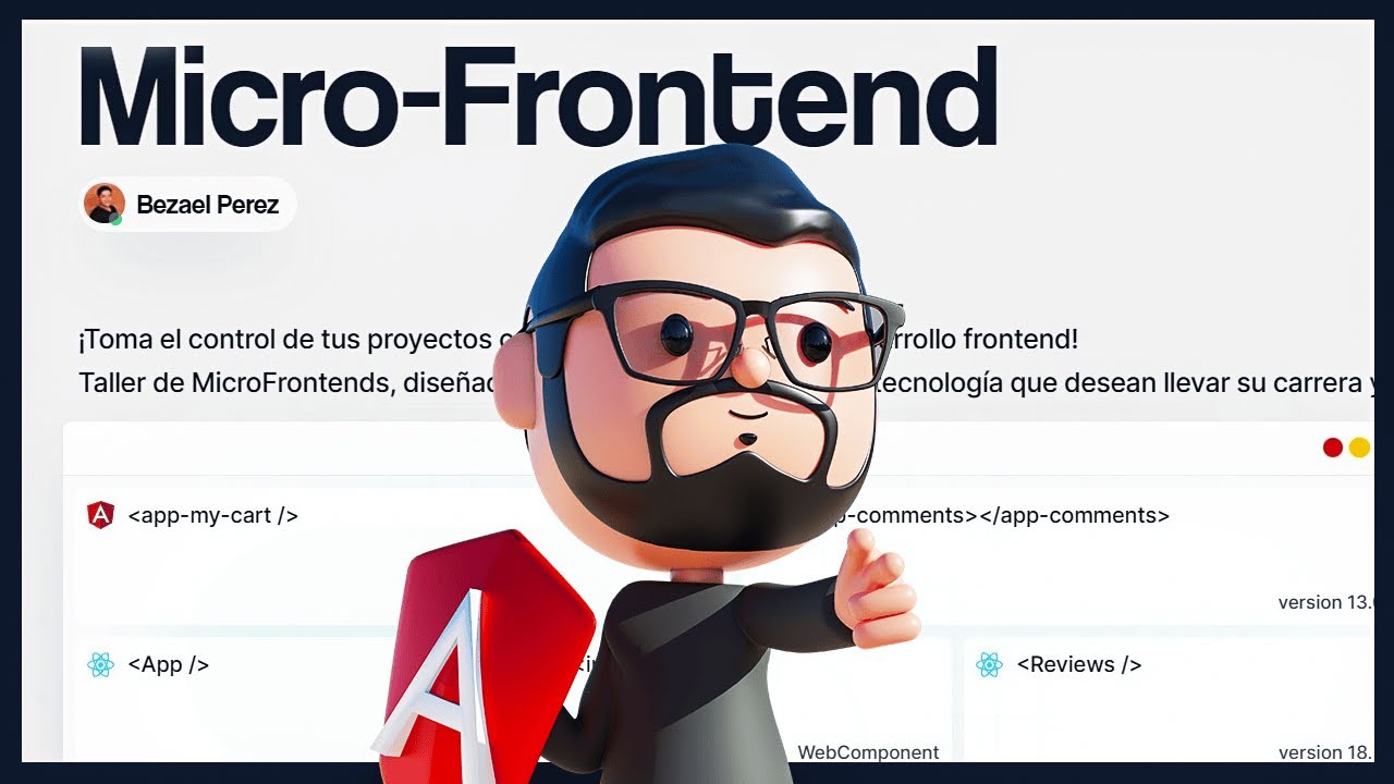 Workshop Microfrontend Angular React Bonus Qwik Youtube