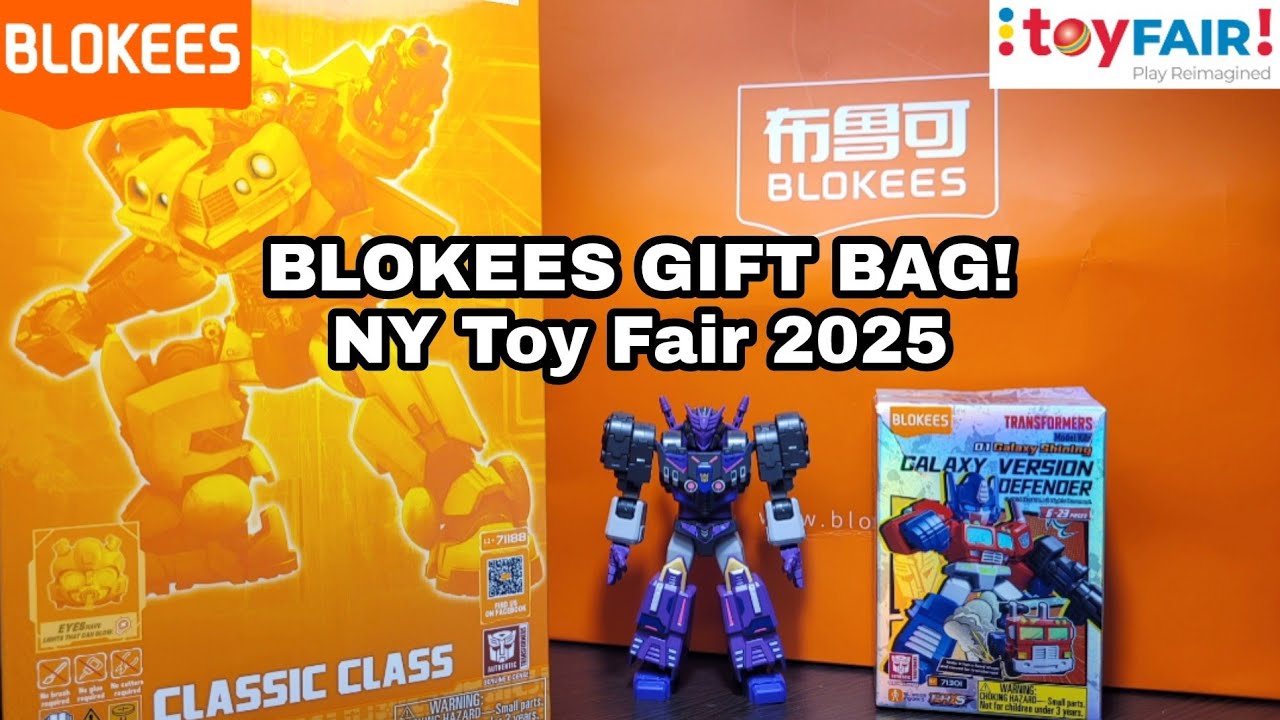 Blokees Influencer Gift Set: NY Toy Fair 2025 - YouTube