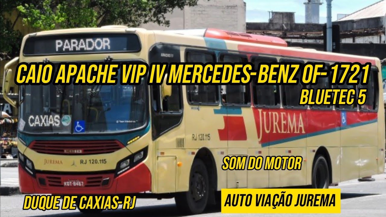 ️[ Duque de Caxias-RJ - Auto Viação Jurema ] Caio Apache Vip IV ...