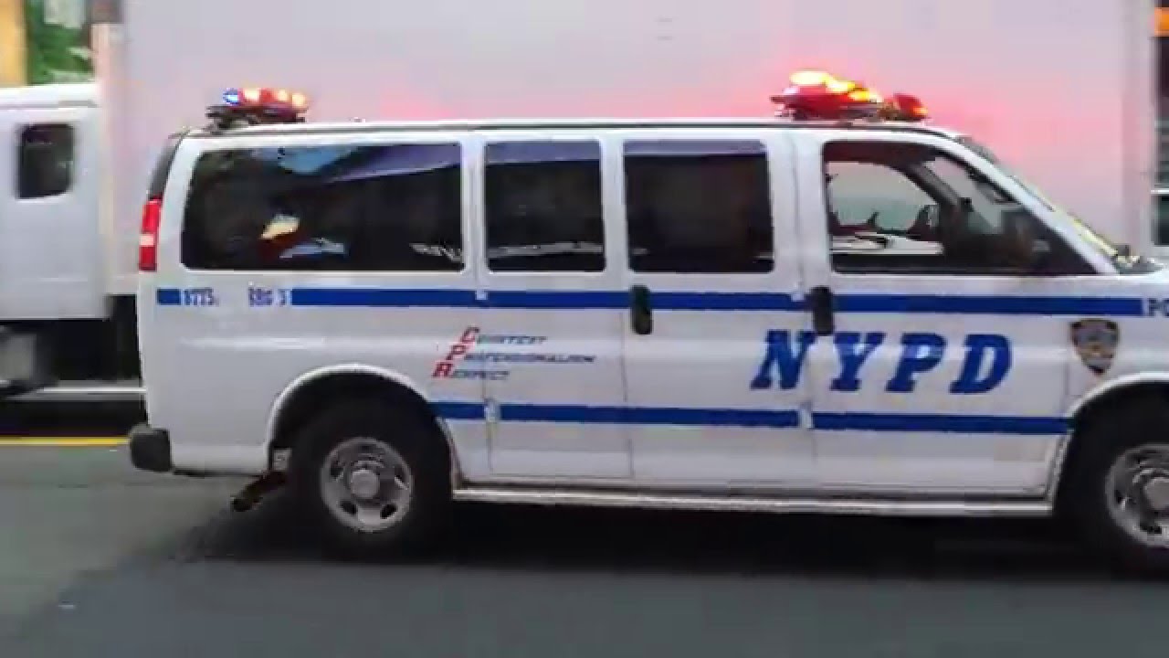 NYPD SRG 3 VAN RESPONDING ON WEST 42ND STREET IN TIMES SQUARE AREA OF ...