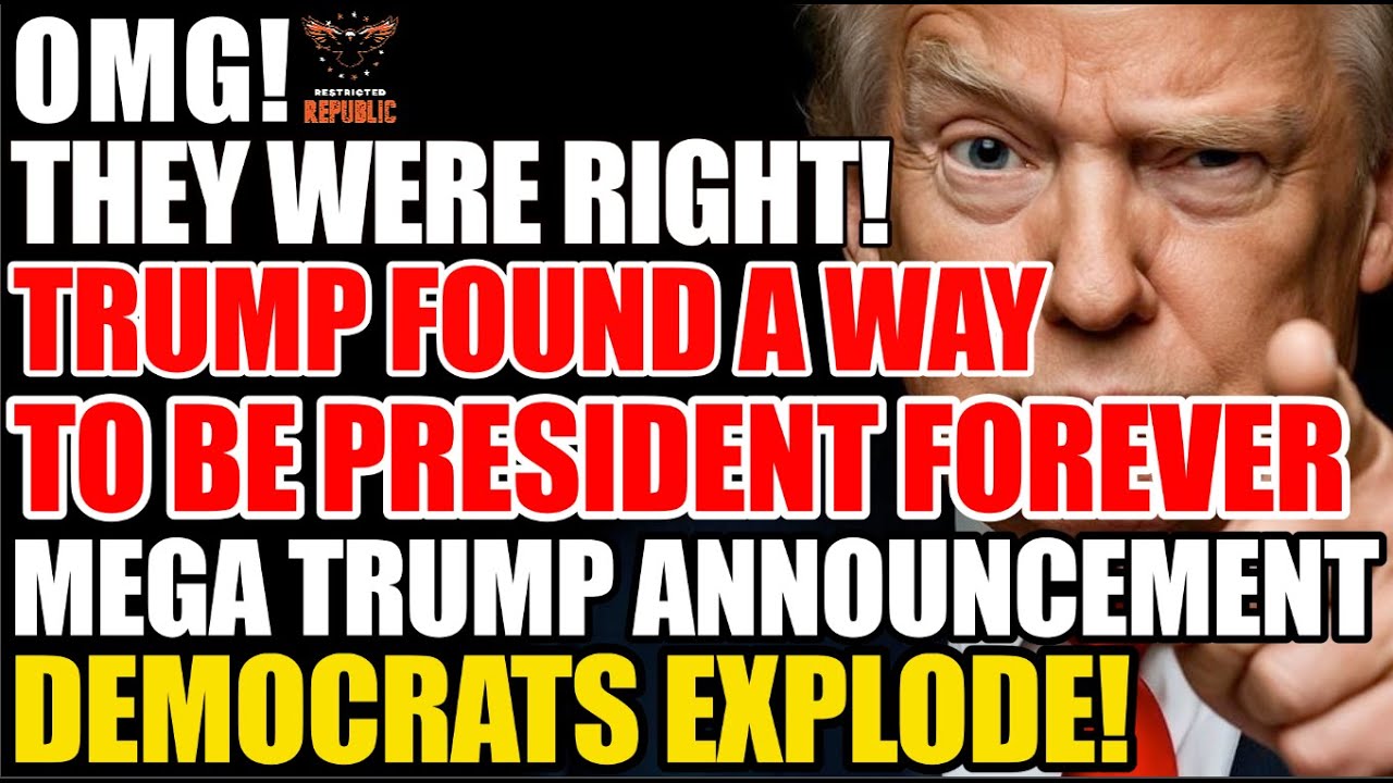 OMG! THEY WERE RIGHT! MEGA Trump Announcement! 'He Will Be President ...