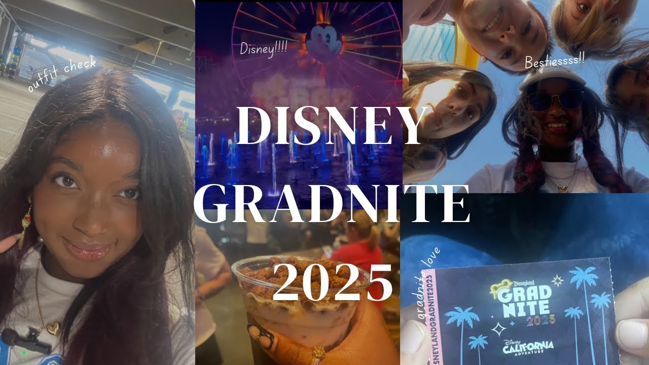 GRAD-NITE 2025 VLOG- STUCK AT DISNEYLAND?? LAST TWO WEEKS OF BEING IN ...