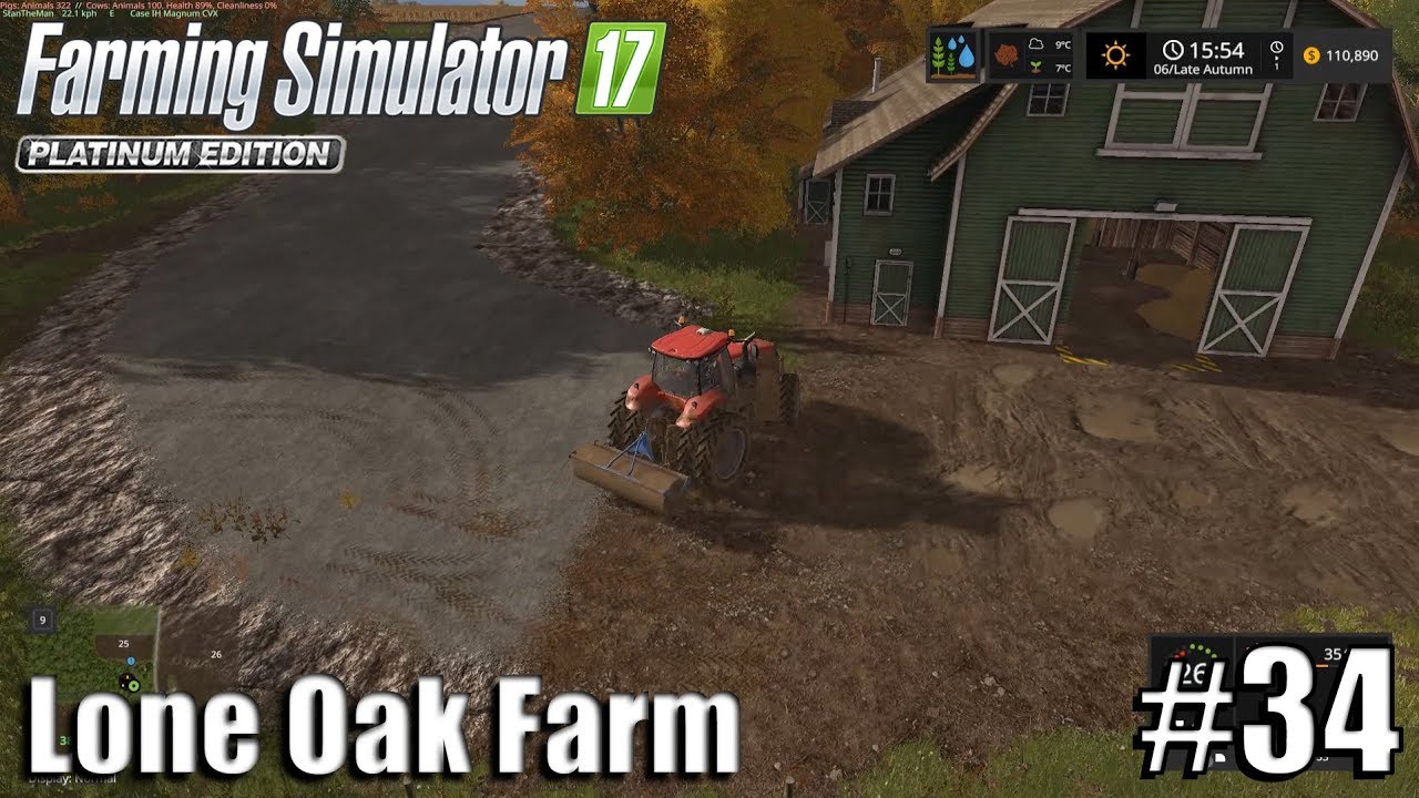 BUILDING A ROAD | Lone Oak Farm | Timelapse #34 | Farming Simulator 17 ...