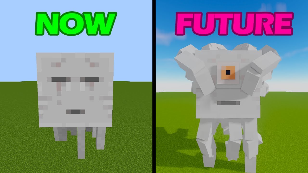 minecraft mobs: now vs future - YouTube
