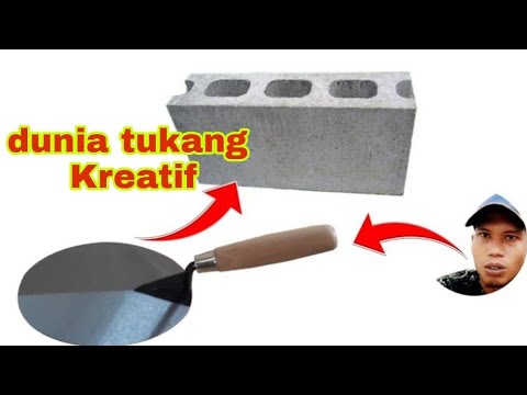 Membuat alat bantu pasang batako yang sederhana, hasil tepat dan padat ...
