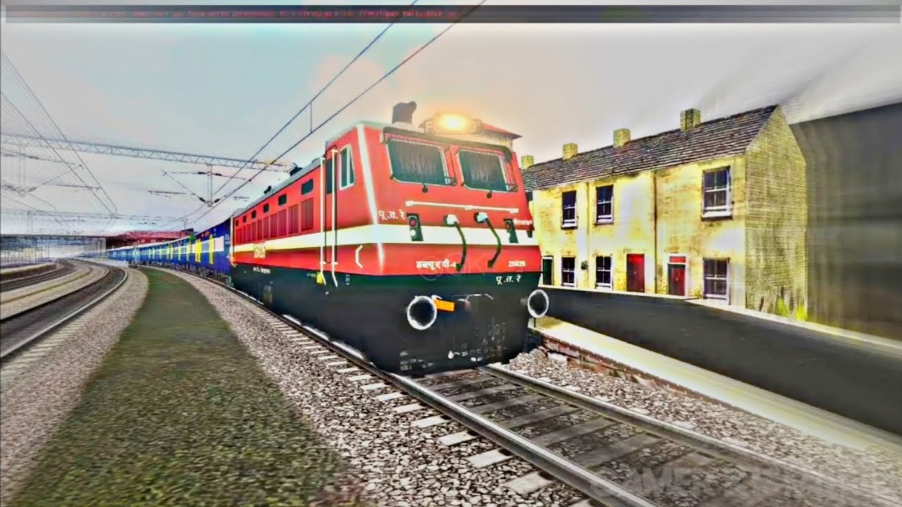 WAP 4 WITH ICF BLUE 💙😍 DEPARTING - 4K HD MSTS|| INDIAN RAILWAYS - YouTube