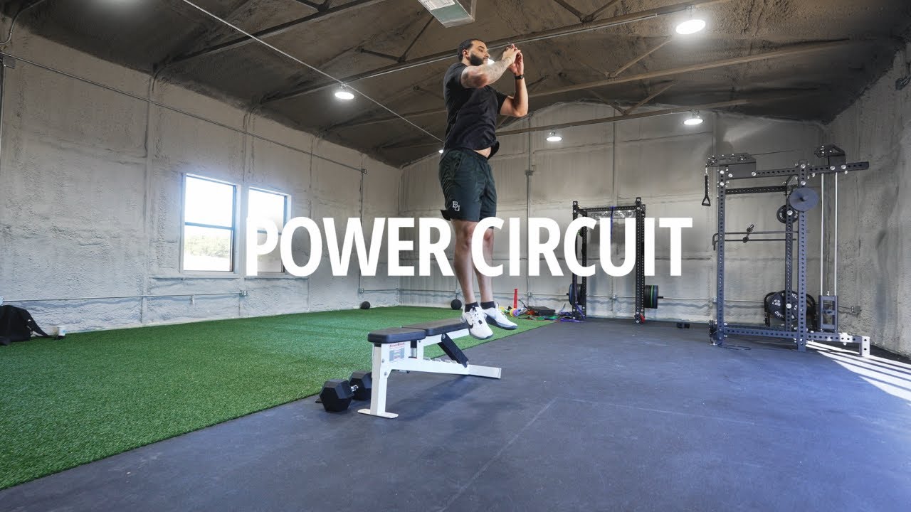 Lower Body Circuit To Get More Explosive, Get Faster, Jump Higher - YouTube