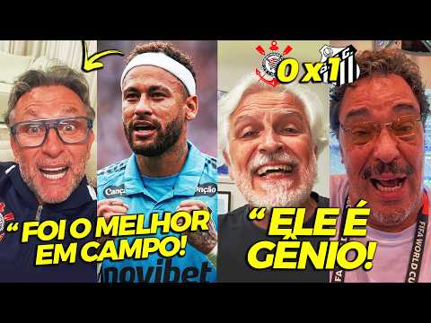 MÍDIA BRASILEIRA SE RENDE AO NEYMAR APÓS VITÓRIA DO SANTOS CONTRA O CORINTHIANS!