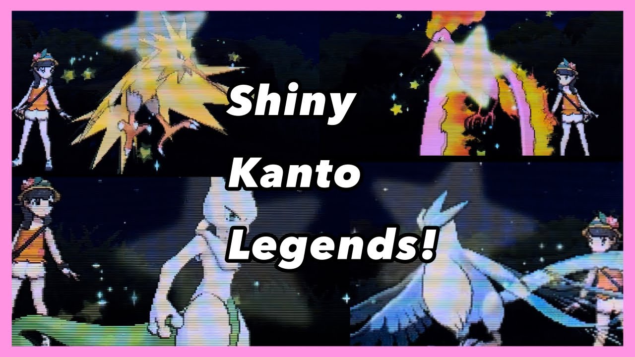 Live! Every Shiny Kanto Legendary in Pokemon Ultra Sun and Moon! - YouTube