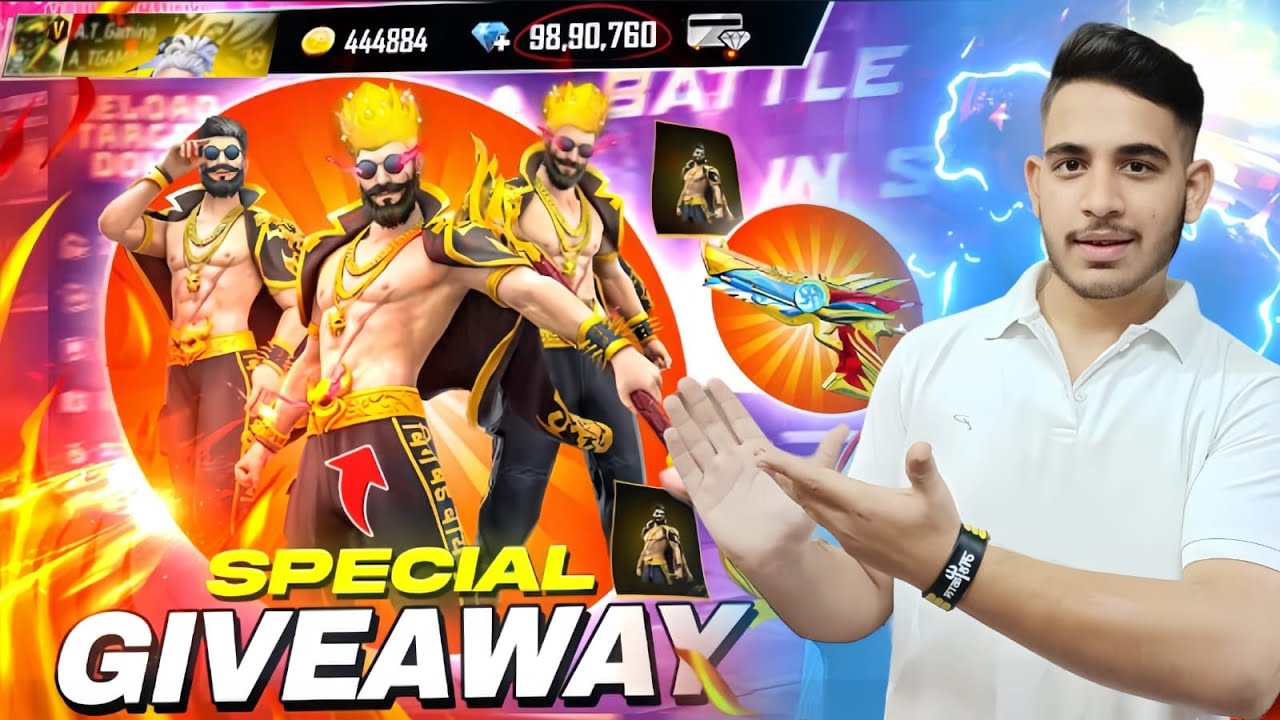 FREE FIRE LIVE RAVAN MAHARAJA BUNDLE GIVEAWAY|CUSTOM ROOM| TEAMCODE| FF ...
