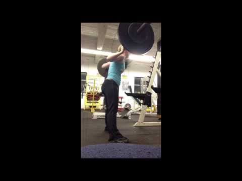Megan w. Back squat 155x3