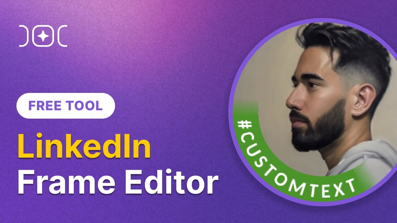LinkedIn Profile Picture Frame Generator - YouTube