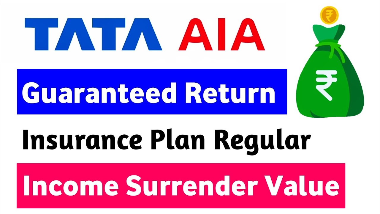 Tata aia life guaranted return insurance plan regular income ...