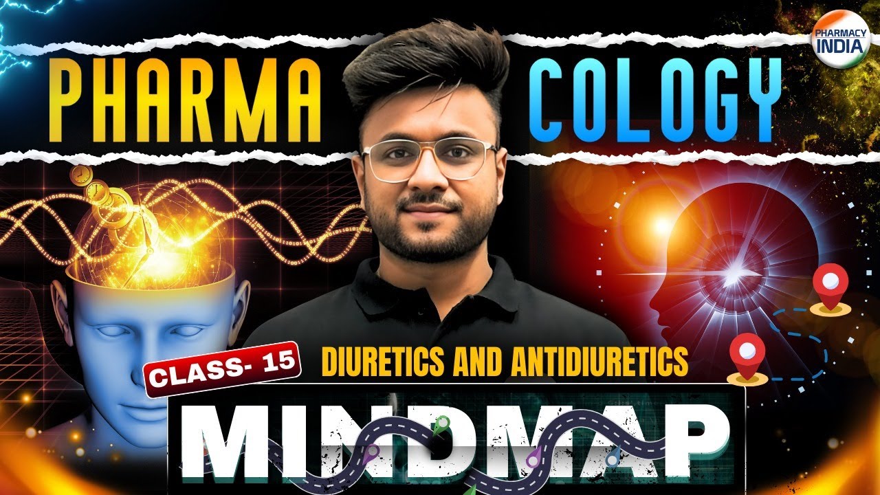 Class - 15 | Diuretics & Antidiuretics | Pharmacology | Mind Map Series ...