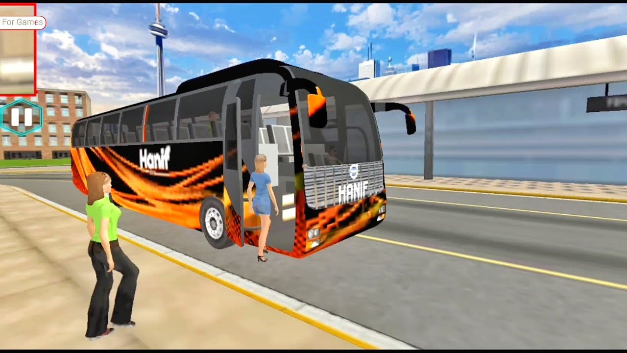 Luxuary Coach Bus Driving Simulator Game - Bus Wala Game part 1 ...