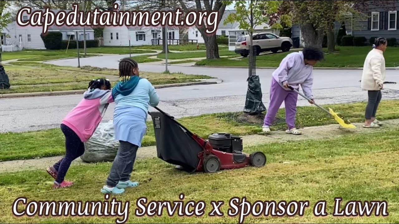 Community Service x Sponsor a Lawn - YouTube