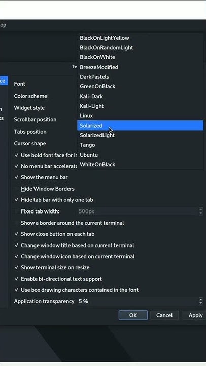 kali linux terminal color change #Shorts - YouTube