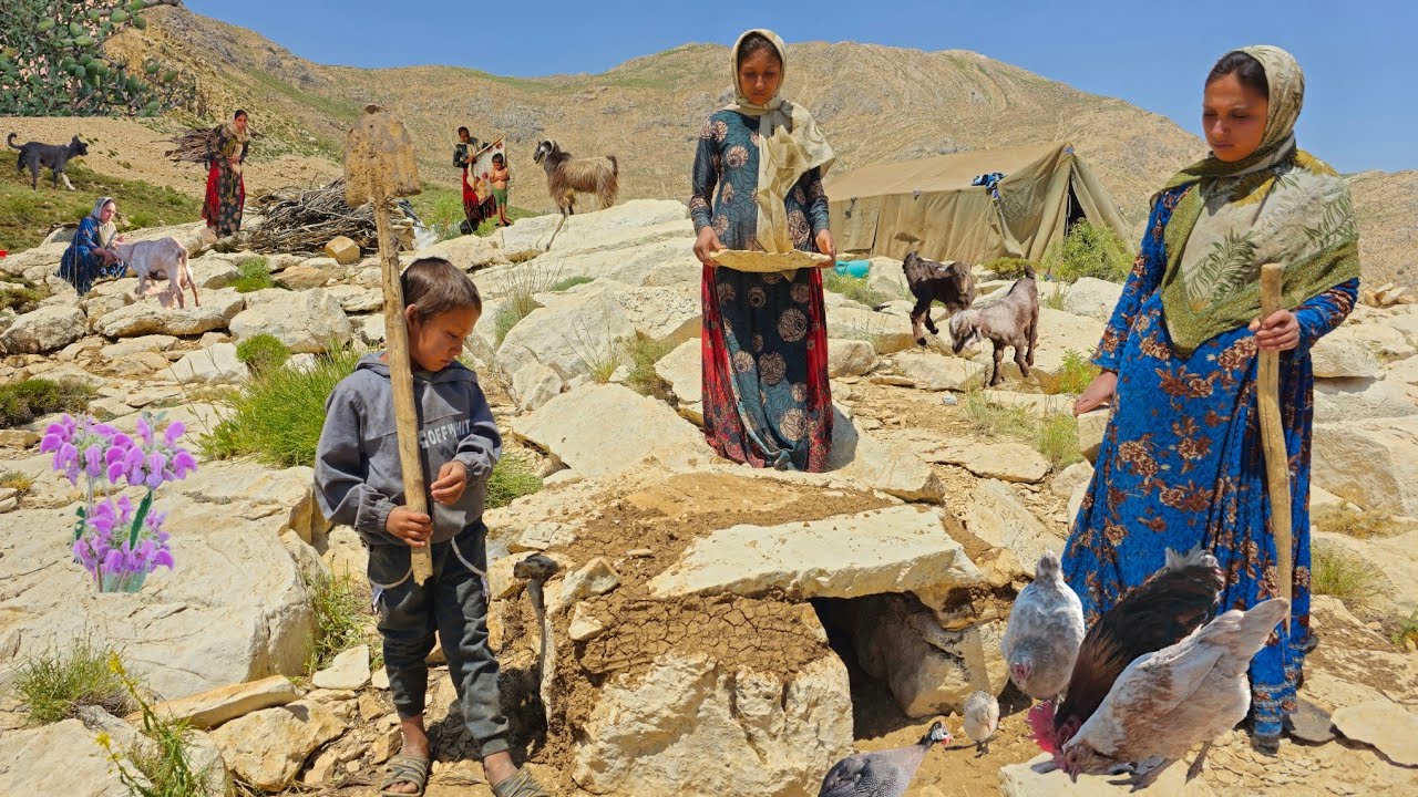 Nomadic Life: The Daily Life of Nomadic Sisters | Caring for the Goats ...