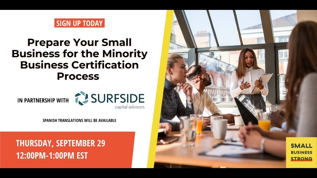 Prepare your Small Business for Minority Certification ( English ...