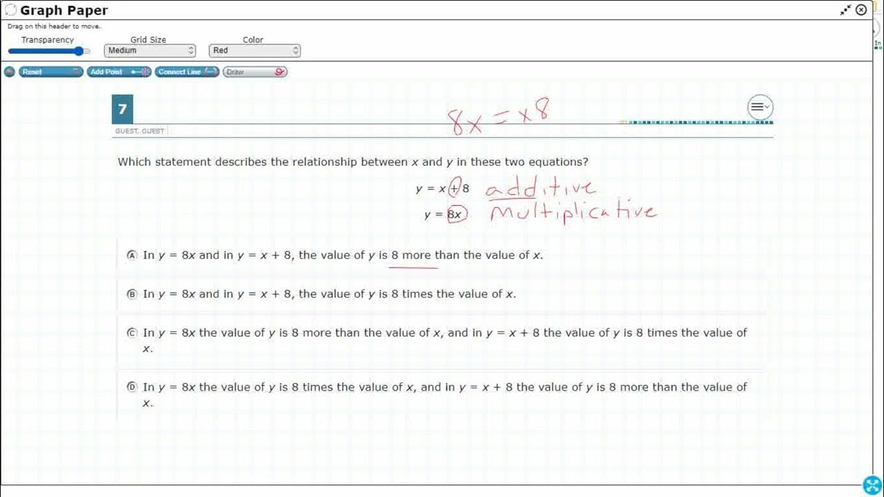 6th Grade STAAR Practice Additive and Multiplicative Relationships (6 ...