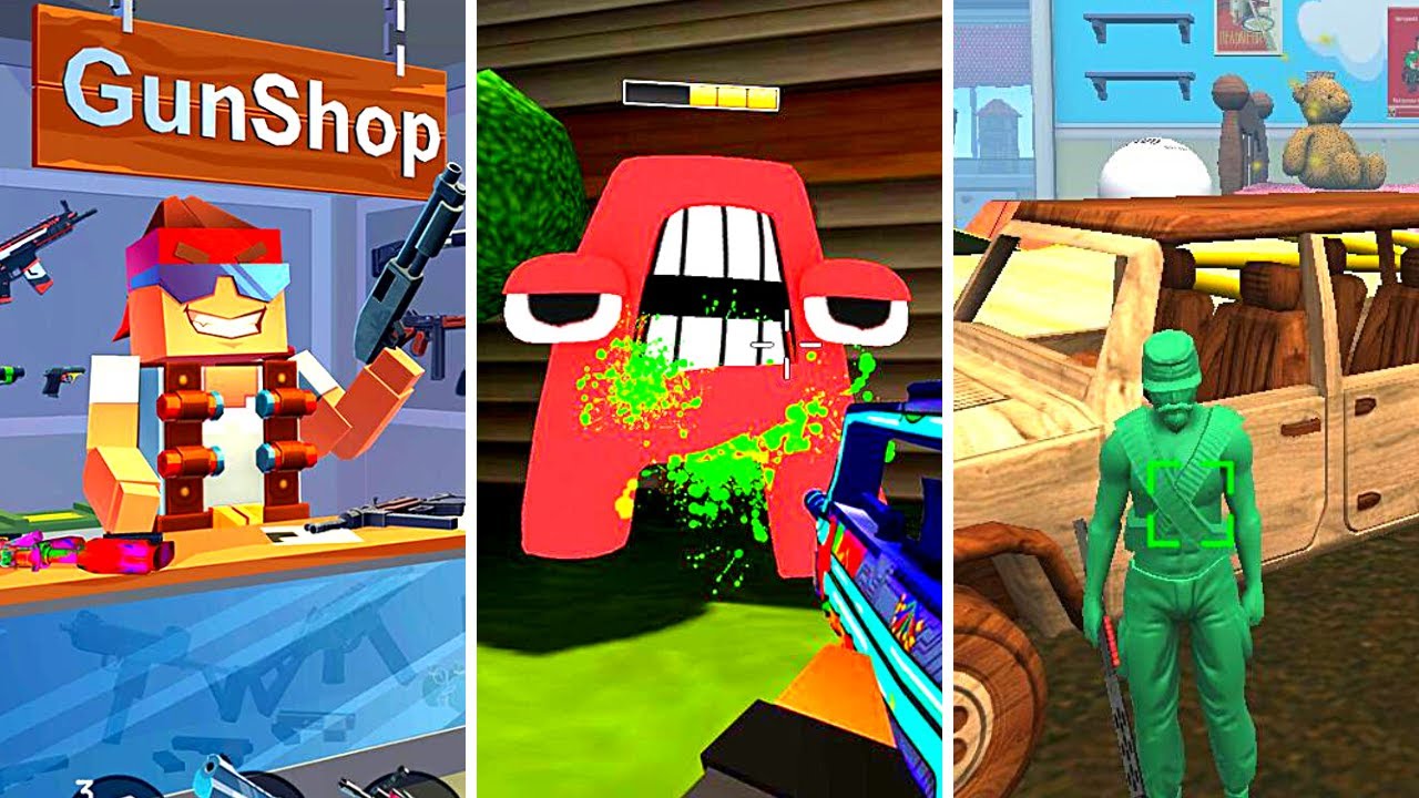 Pixel Combat: Zombie Strike | Alphabet Lore | Army Toys Town Naxeex ...