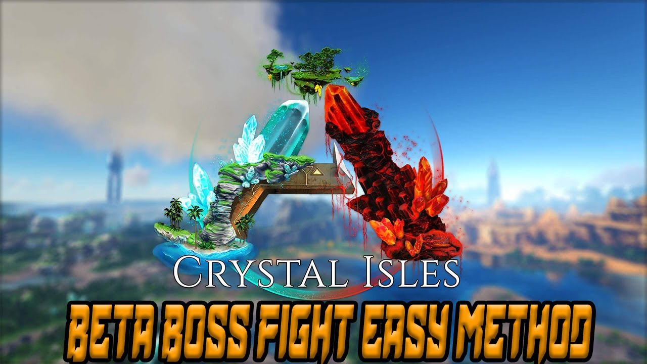 Ark Survival Evolved-Crystal Isles boss fight beta easy method ps4 ...